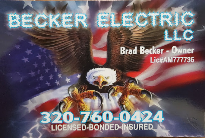 Electrician in Alexandria MN, Becker Electric, Serving the Alex area